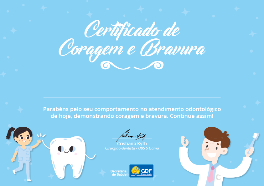 UBS 5 do Gama estimula crianças a cuidarem da saúde bucal - Secretaria ...